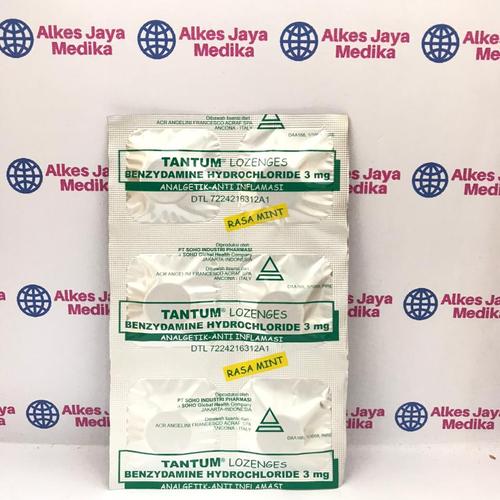 Jual Tantum Lozenges Isi 6 tablet - Obat Radang Tenggorokan - Kota ...