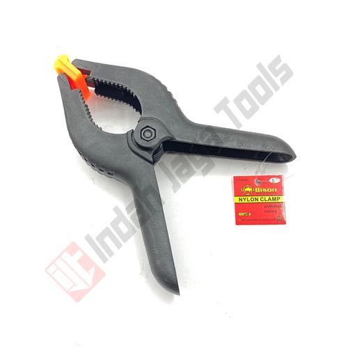 Promo BISON Spring Clamp 2 3 4 6 Inch Nylon Penjepit Kayu Besi Klem Catok - 2 INCH - Kota ...