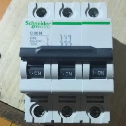Jual mcb schneider C60 N 63A 3 PHASE - Jakarta Pusat - pingki jaya ...