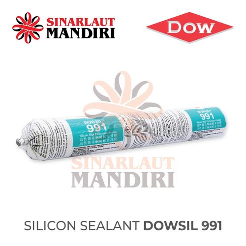 Jual Lem Kaca / silicon Dowsil 991, 600ml Sealant Non Staining - Black ...