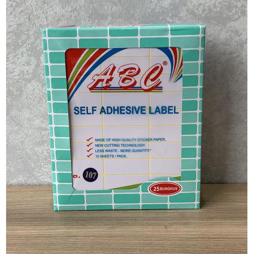 Jual Sticker Label ABC No. 107 - Kota Tangerang - Mivey Shop | Tokopedia