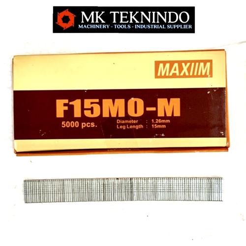 Jual MAXIIM F 15 REFILL AIR NAILER STAPLES STAPLER ISI MATA PAKU TEMBAK ...