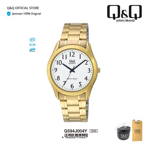 Jual Q&Q QnQ QQ Original Jam Tangan Pria Analog - Q594 Q594J Water ...