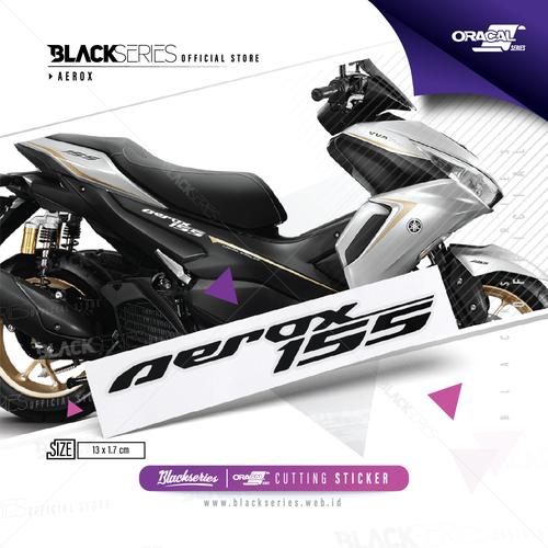 Jual Cutting Sticker Aerox Logo | Stiker Aerox - Hitam - Kab. Bandung ...
