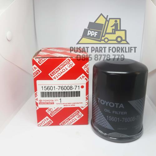 Jual 15601-76008-71 FILTER OIL FORKLIFT TOYOTA GENUINE PART - Kab ...
