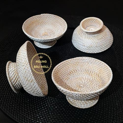 Jual Dulang rotan white wash | wadah rotan putih serbaguna - Kota ...