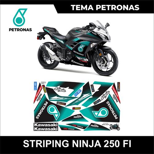 Jual STRIPING VARIASI NINJA 250 FI NINJA 250 F1 PETRONAS VIAIT MALAYSIA ...