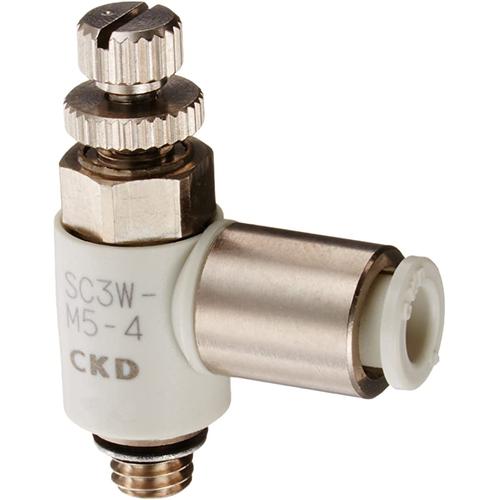 Jual Flow Control Meter Out / One Way Flow Control SC3W-M5-4 CKD - Kab ...