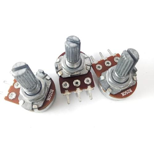 Jual Potensio Mono 250K 250 K ohm Variable Resistor Potensiometer ...
