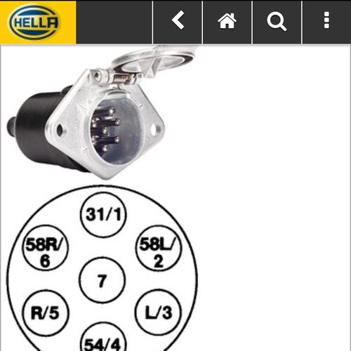 Jual HELLA CONNECTOR TRAILER 7 POLE MALE - Jakarta Pusat - Hella shop ...