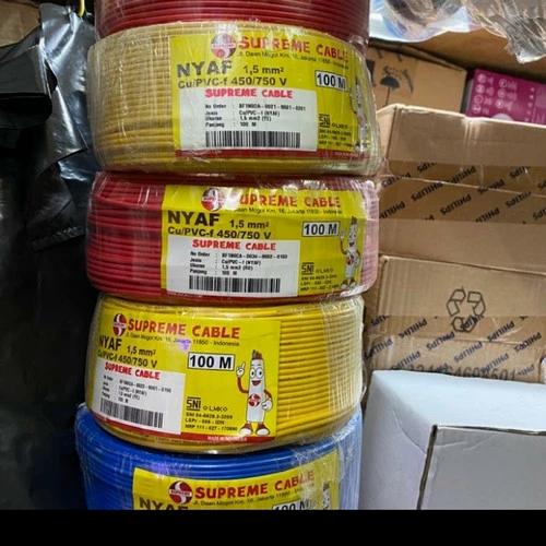 Jual Kabel Listrik 100mtr Serabut NYAF 1,5 mm SUPREME 1.5mm Roll 100 meter - Jakarta Barat ...