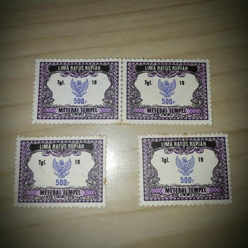 Jual Perangko/Prangko/Benda Pos 500 Rupiah 1991 1995 Jadul Kuno ...
