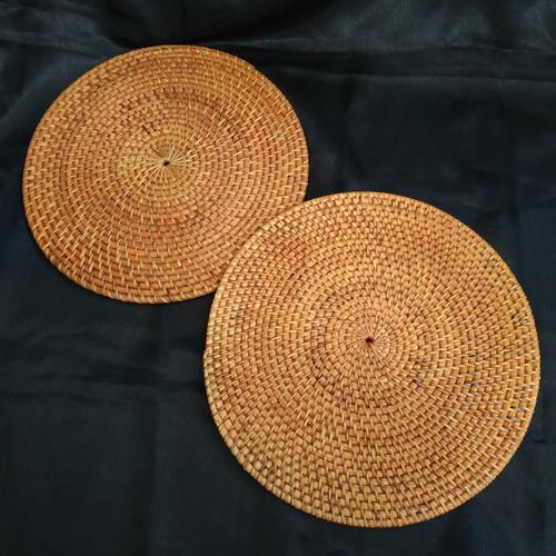 Jual Placemat Rotan 40cm Tatakan Piring Alas Rotan Serbaguna Bulat ...
