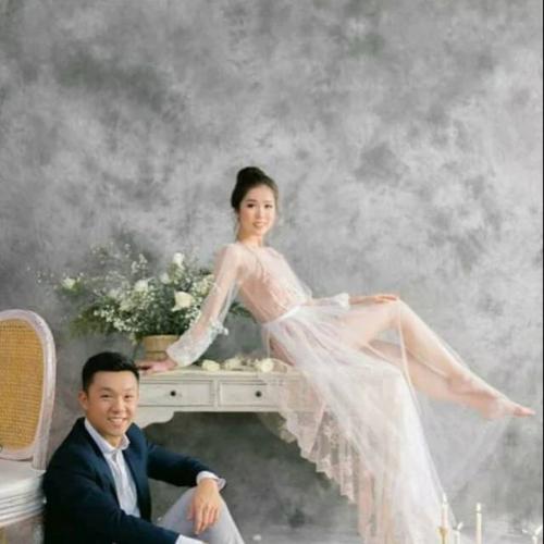 Jual Background Backdrop Layar Foto Studio Abstrak Abu Besar 6x10meter ...