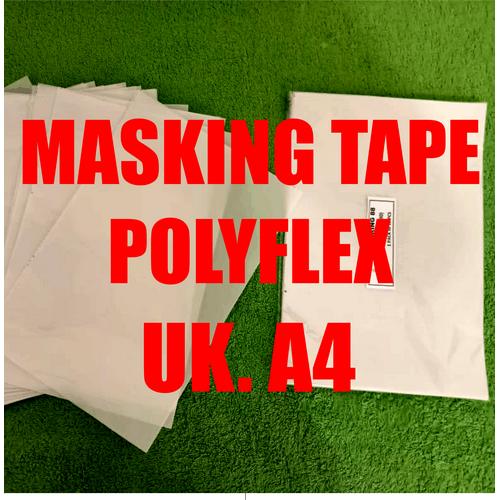 Jual STICKER MASKING TAPE POLYFLEX KOREA PRINTABLE TRANSFER PAPER A4 ...