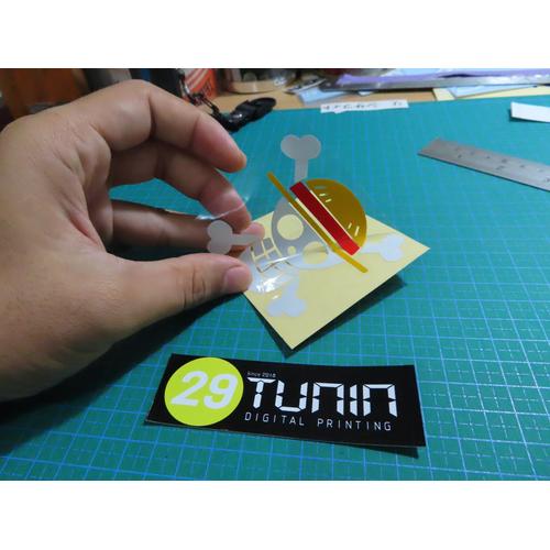 Jual sticker cutting decal one piece logo mugiwara - Putih - Kab ...