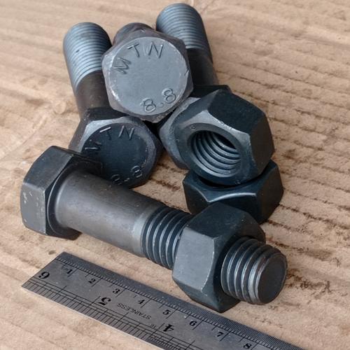 Jual BAUT BAJA M16 X 75 / BAUT MUR HTB 8.8 M16X75 KUNCI 24 GRADE 8.8 - standar - Kab. Tangerang ...