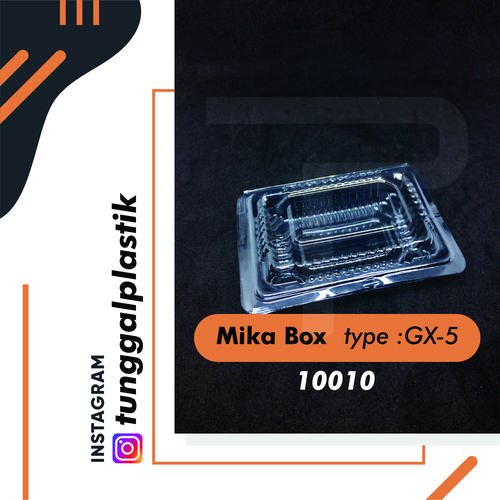 Jual Tray Mika 5A isi @100pcs / Tempat Kue dan Makanan / Gosyen / Mika ...