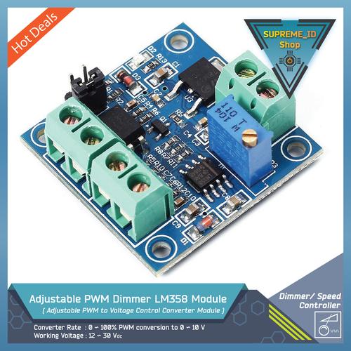 Jual LM358 Adjustable PWM Signal to Voltage Control Module | 0~100% ...