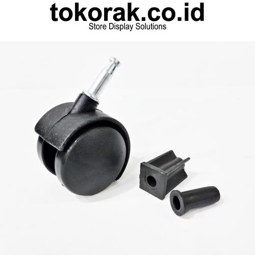Jual RODA RAK GALON TWP 50 POLOS + SOCKET KURSI KANTOR TANCAP CASTOR ...