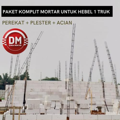 Jual Paket Mortar Untuk Hebel 1 Truk - Komplit Perekat, Plaster, Acian ...