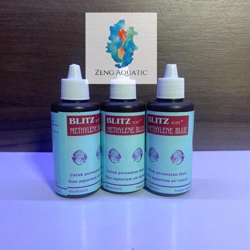 Jual Methylene Blue Obat Ikan Hias Putih Bintik White Spot Jamur Luka ...