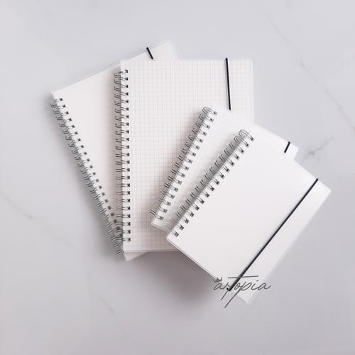 Jual Dot/Grid/Line/Blank/ Spiral Notebook A5/A6 80 Lembar - A6, Grid ...