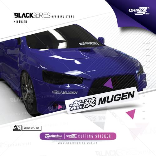 Jual Cutting Sticker Mugen | Stiker Mobil Mugen - Merah - Kab. Bandung ...
