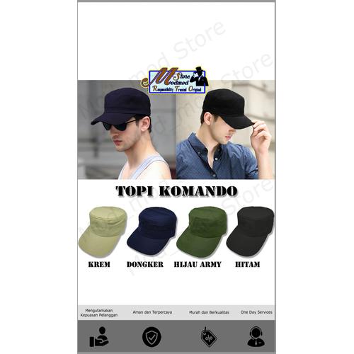 Jual TOPI COMMANDO / TOPI KOMANDO / TOPI ARMY / TOPI MILITER / TOPI ...