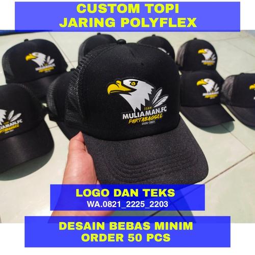 Jual Topi Trucker Custom Desain Topi Promosi - TOPI POLOS - Jakarta ...