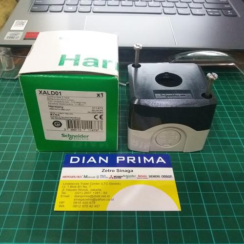 Jual Schneider Control Box 1 hole 22mm XALD01 IP66 with XB5 series ...