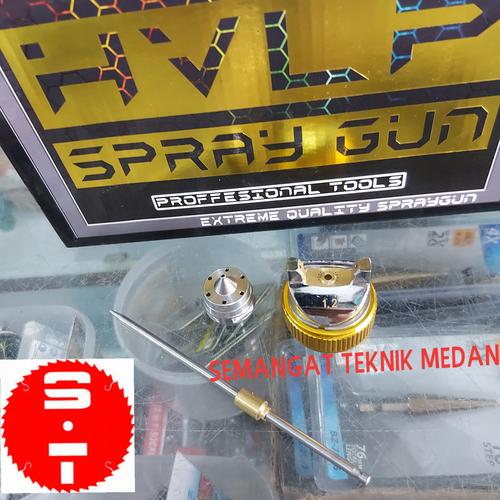 Jual 1,2mm SPAREPART NOZZLE SET SPRAY GUN ANGIN HVLP HYPER COOFIX 1,2 1 ...