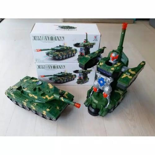 Jual MOBIL TANK ROBOT TRANSFORMER DEFORMATION MILITARY COMBAT TANK ...