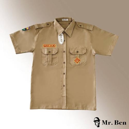 Jual KEMEJA SD PRAMUKA SNI PENDEK NASIONAL SERAGAM SEKOLAH MR BEN - 10 ...