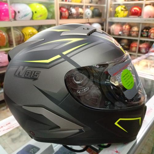 Jual Helm NJS Full Face Ultra Carbon Black Stabilooo Matte - Kota Medan ...