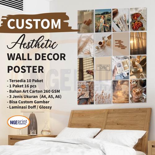 Jual (16PCS) Poster aesthetic wall collage wall art wall poster ...