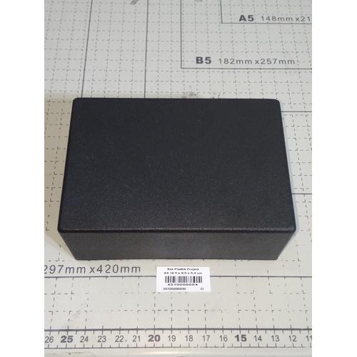 Jual X4 12.5 x 8.5 x 5.4 Box Kotak Plastik Hitam Casing DIY Arduino ...