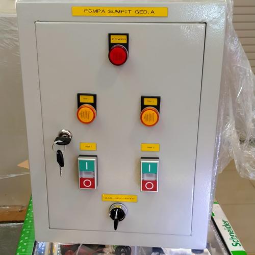 Jual panel pompa sumpit 2x450watt 1phase alternate bekerja bergantian ...