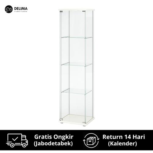 Jual Display Rack Lemari Pajangan Rak Penyimpanan Kabinet Pintu Kaca ...