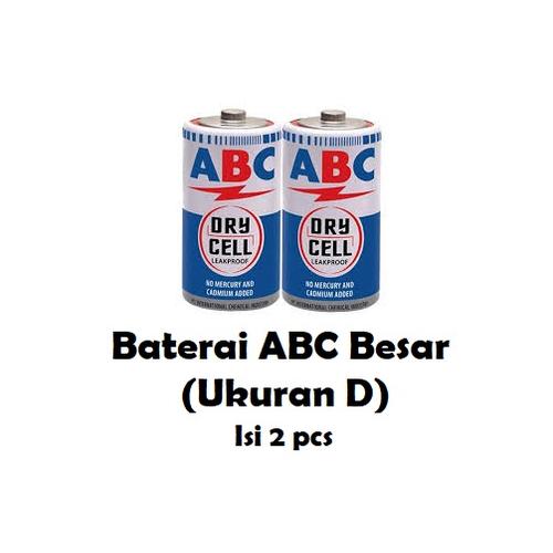 Jual Baterai ABC Besar - ukuran D (isi 2 pcs) - Kota Bandung ...
