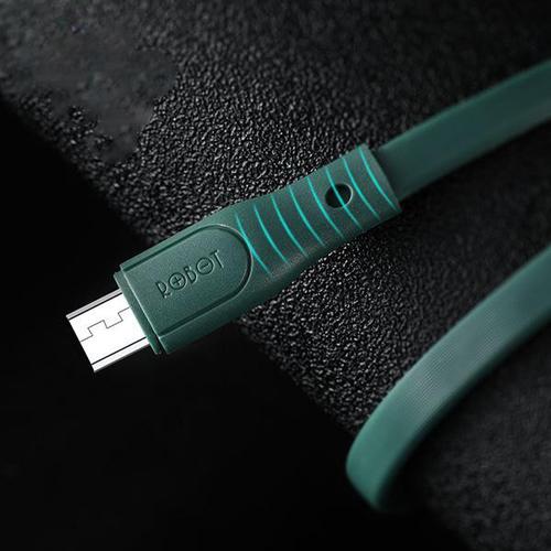 Promo Kabel Data Micro USB Robot RGM-100 2.1A 100CM Kabel Data Fast ...