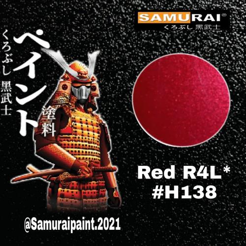 Jual Samurai paint RED R4L H138 cat semprot samurai warna merah candy ...