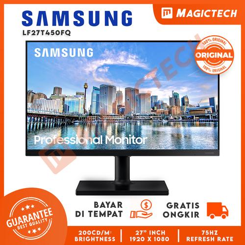 Jual MONITOR LED SAMSUNG 27 INCH LF27T450 IPS 1080P 75HZ HDMI DP PIVOT ...