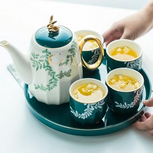 Jual Luxury Premium Tea Set Porcelain / Tea Set Keramik Mewah Wedding ...
