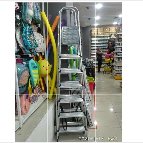 Jual Aluminium Ladder 7 step Tangga Aluminium Tangga Almunium Tangga ...