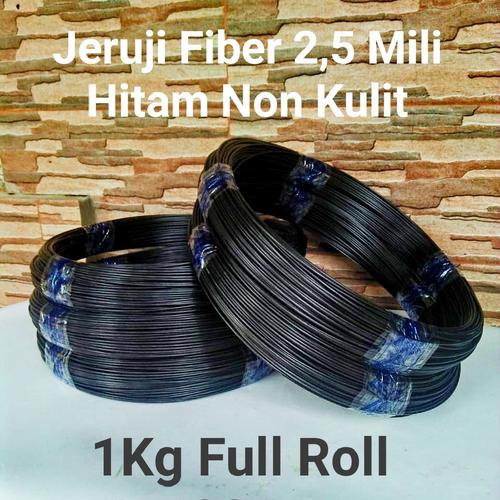 Jual Ruji Jeruji Fiber Hitam glossy 2,5 mm 100 meter Ruji untuk kandang ...