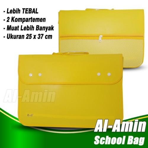 Jual School Zipper Bag (Map Jinjing)Map Sleting/ Map Kancing " DOP ...