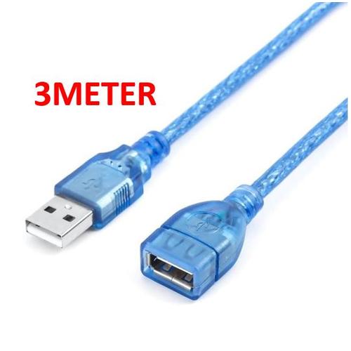 Jual 3M USB A Extension Cable Extender 3 Meter Male to Female Kabel ...