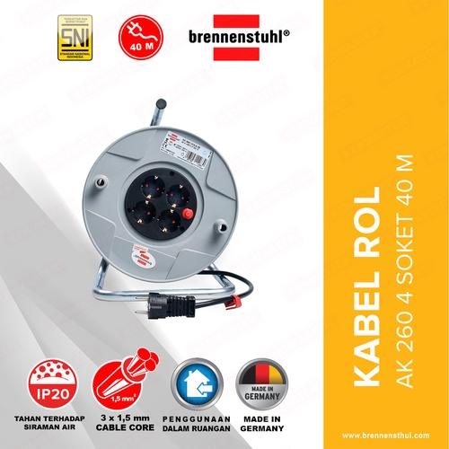 Promo Brennenstuhl Kabel Roll 40 Meter AK 260 -KBRL046-1098058001 ...