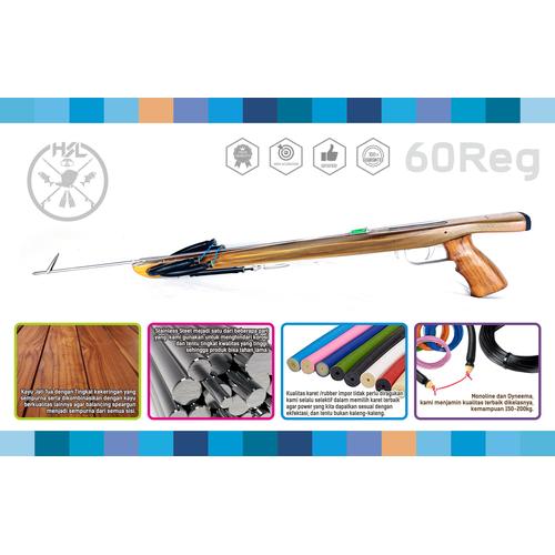 Jual Speargun / Panah Ikan 60cm untuk Sungai atau kali full stainless ...